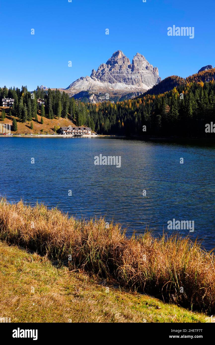 Alpine landscape in the Dolomites, Italy, Europe Stock Photo - Alamy