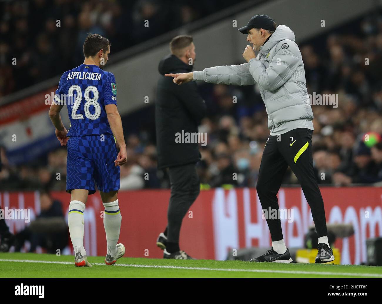 Cesar azpilicueta and thomas tuchel hi-res stock photography and images ...