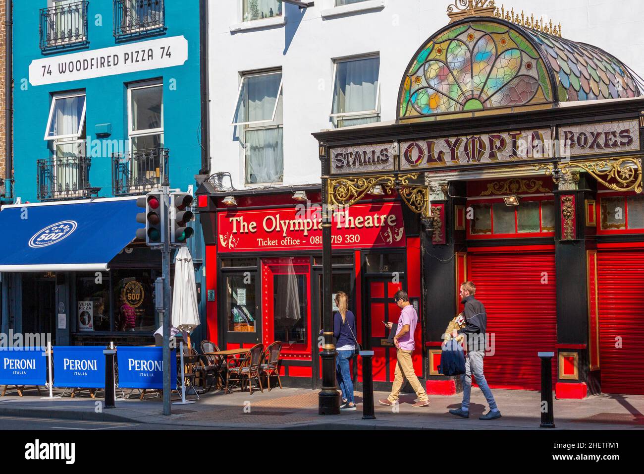 Olympia Theatre, Dame Street, Dublin City, County Dublin, Ireland Stock ...