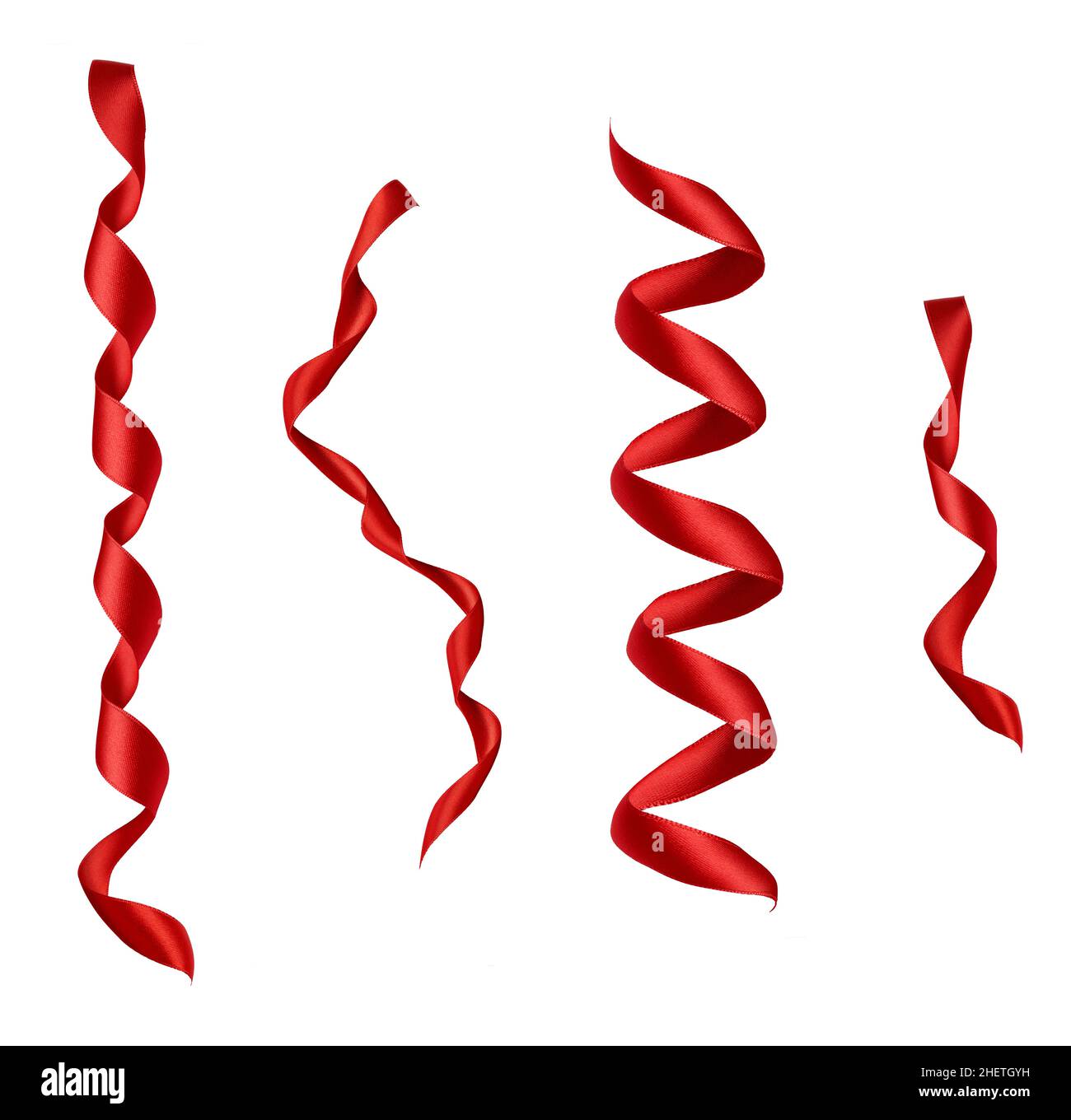 red ribbon bow celebration decoration Stock Photo - Alamy