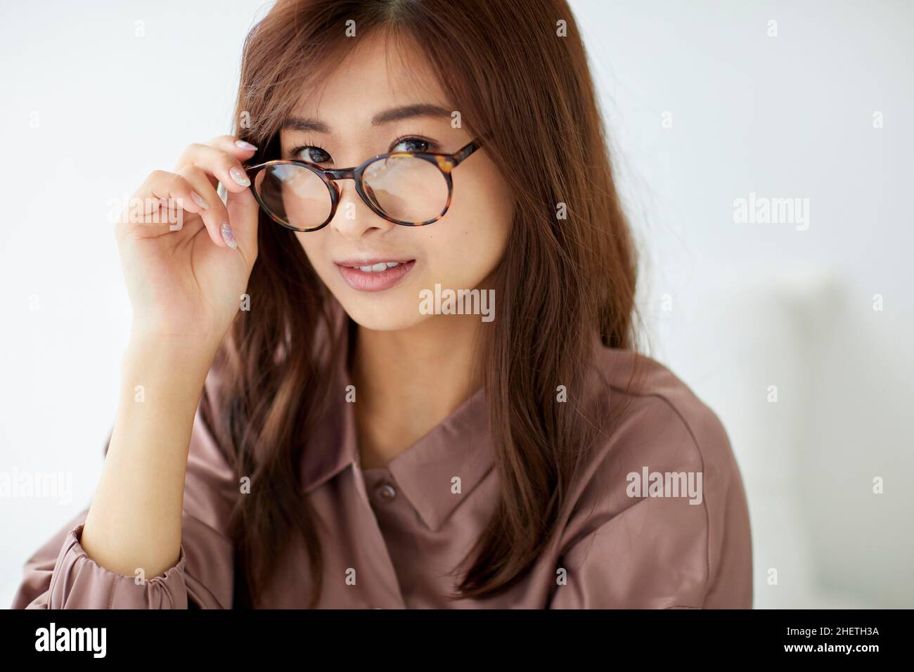 Japanese Woman Waking Up Stock Photo - Alamy
