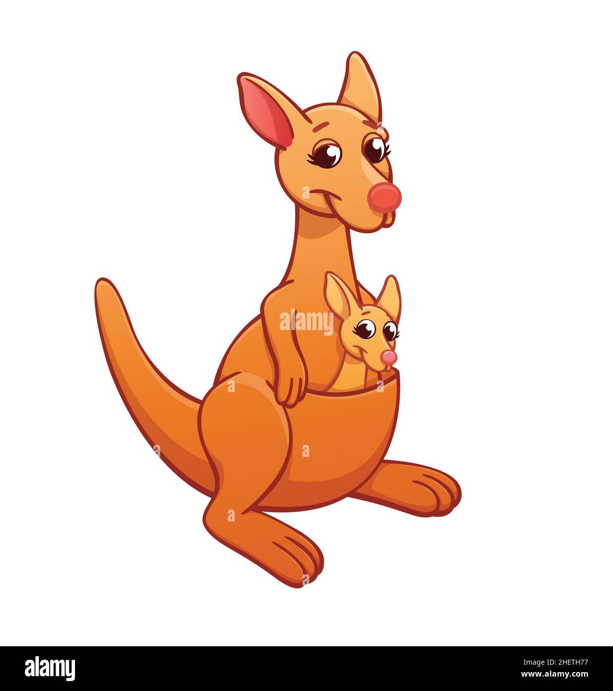 Baby Joey Kangaroo Cartoon