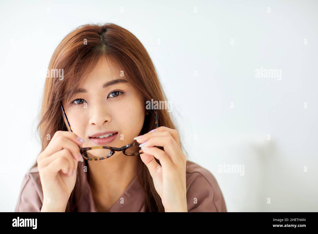 Japanese Woman Waking Up Stock Photo - Alamy