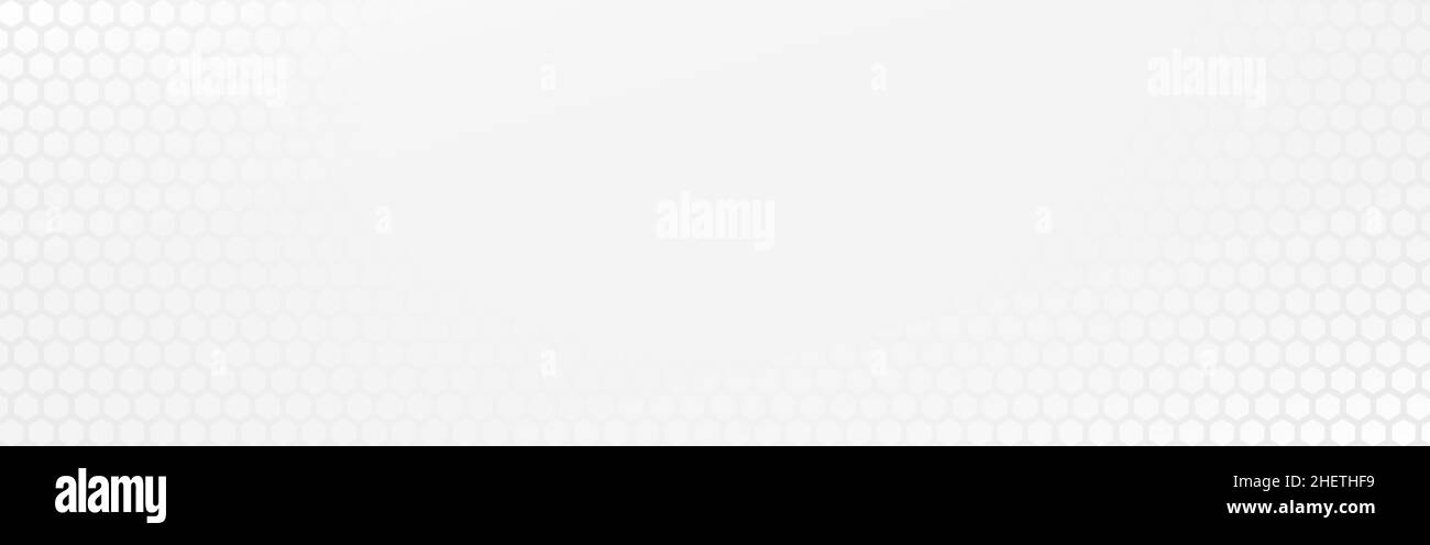 White hexagon background. Neutral website template. Light modern ...