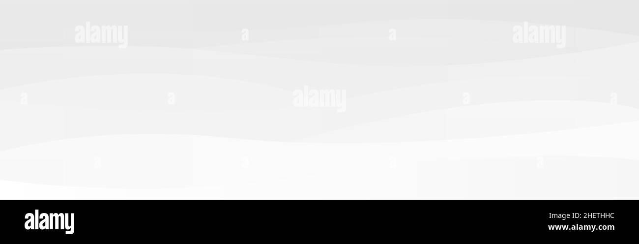 White wave background. Neutral wavy texture with light gradient. Smooth ...