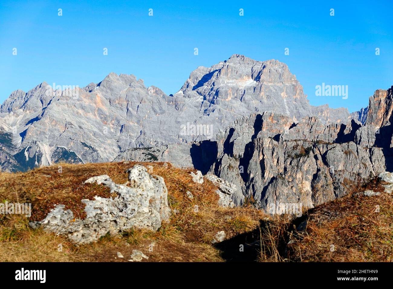 Alpine landscape in the Dolomites, Italy, Europe Stock Photo - Alamy