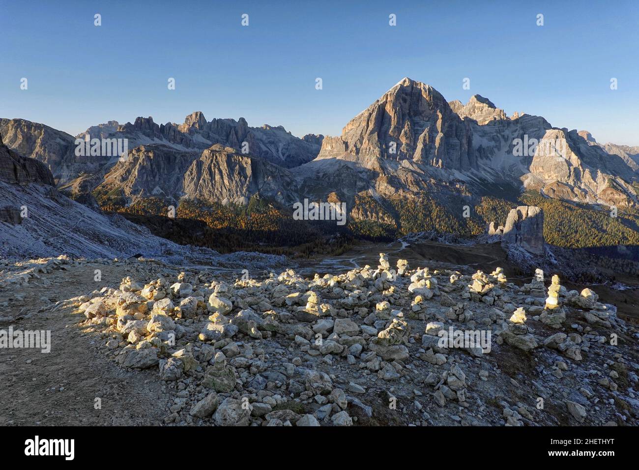 Alpine landscape in the Dolomites, Italy, Europe Stock Photo - Alamy