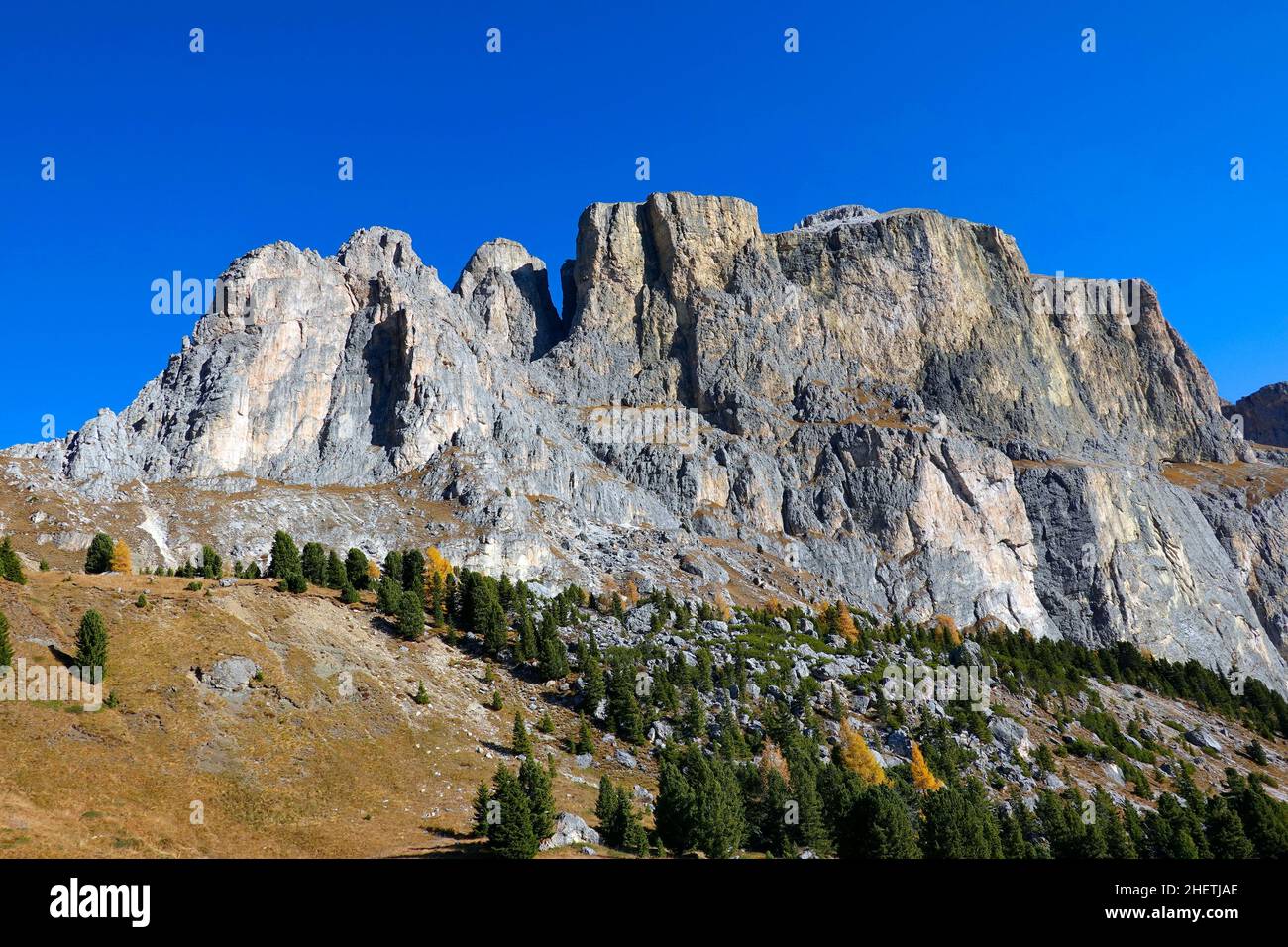 Alpine landscape in the Dolomites, Italy, Europe Stock Photo - Alamy