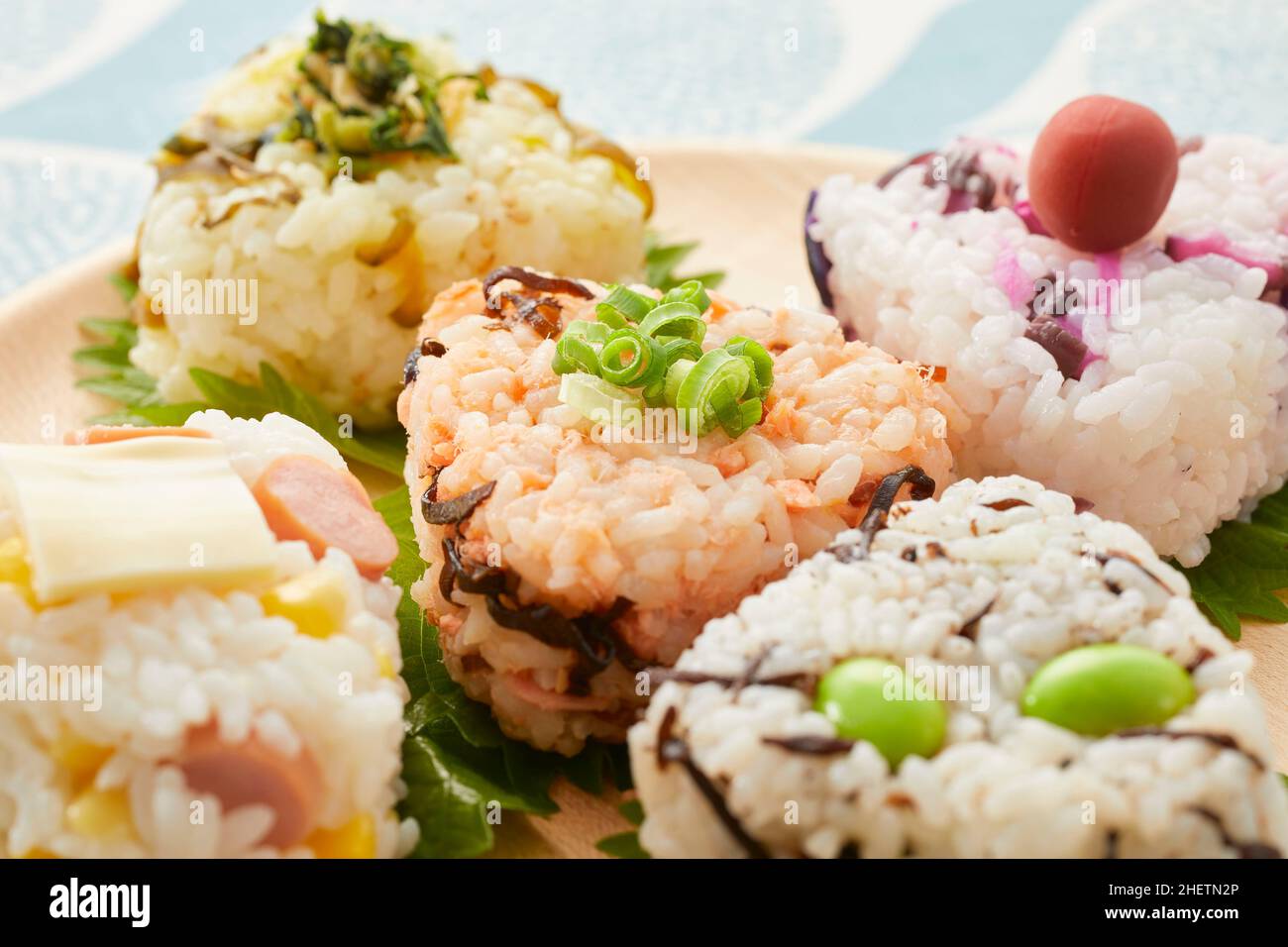 Onigiri Rice Balls Stock Photo - Alamy