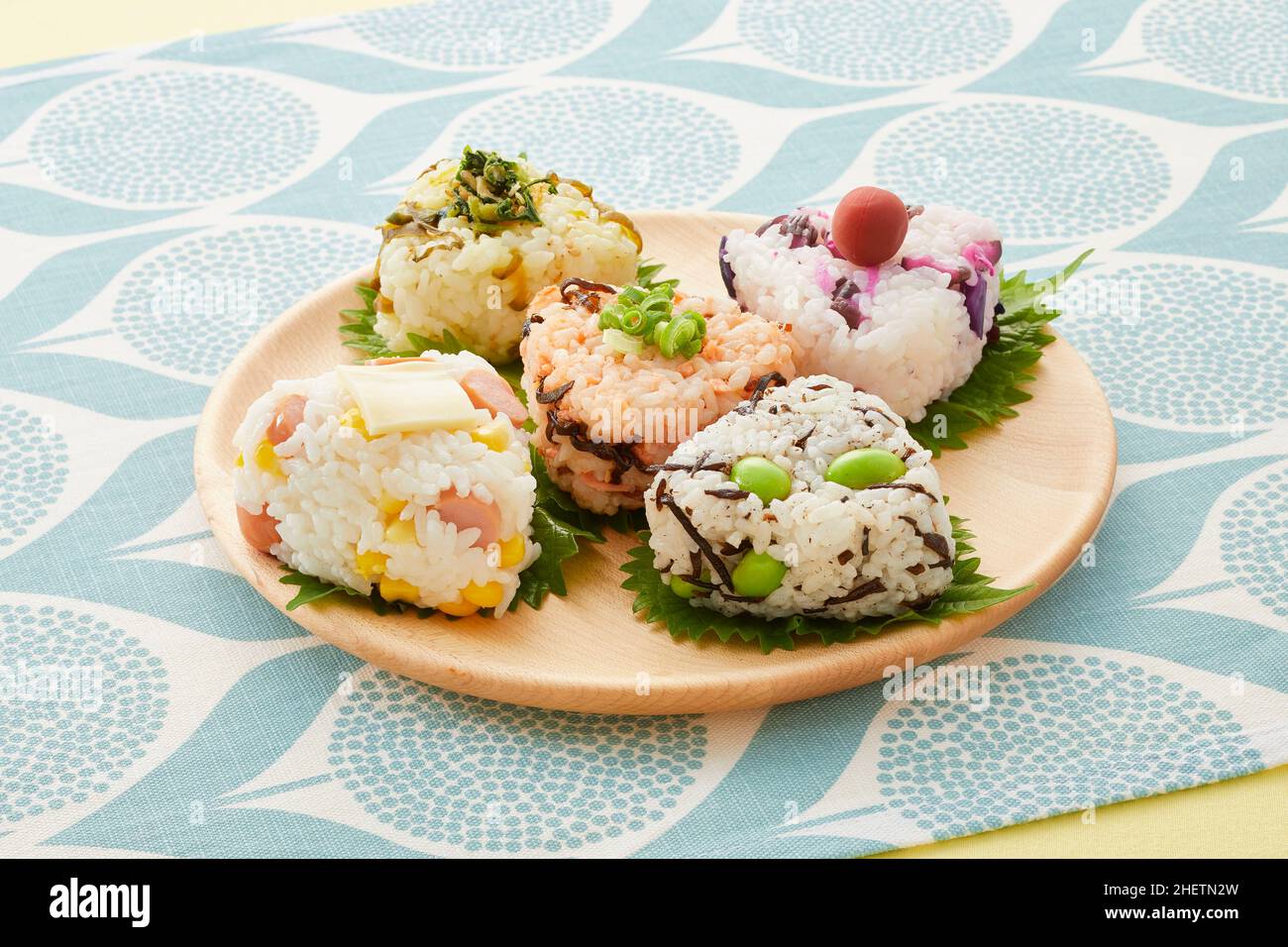 Onigiri Rice Balls Stock Photo - Alamy