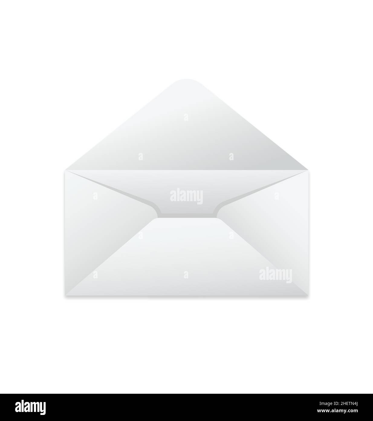 simple open mail valentines love letter envelope with love heart icon ...