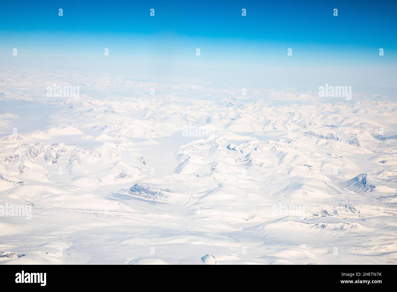 aerial of frozen glacier in Alaska, USA Stock Photo - Alamy