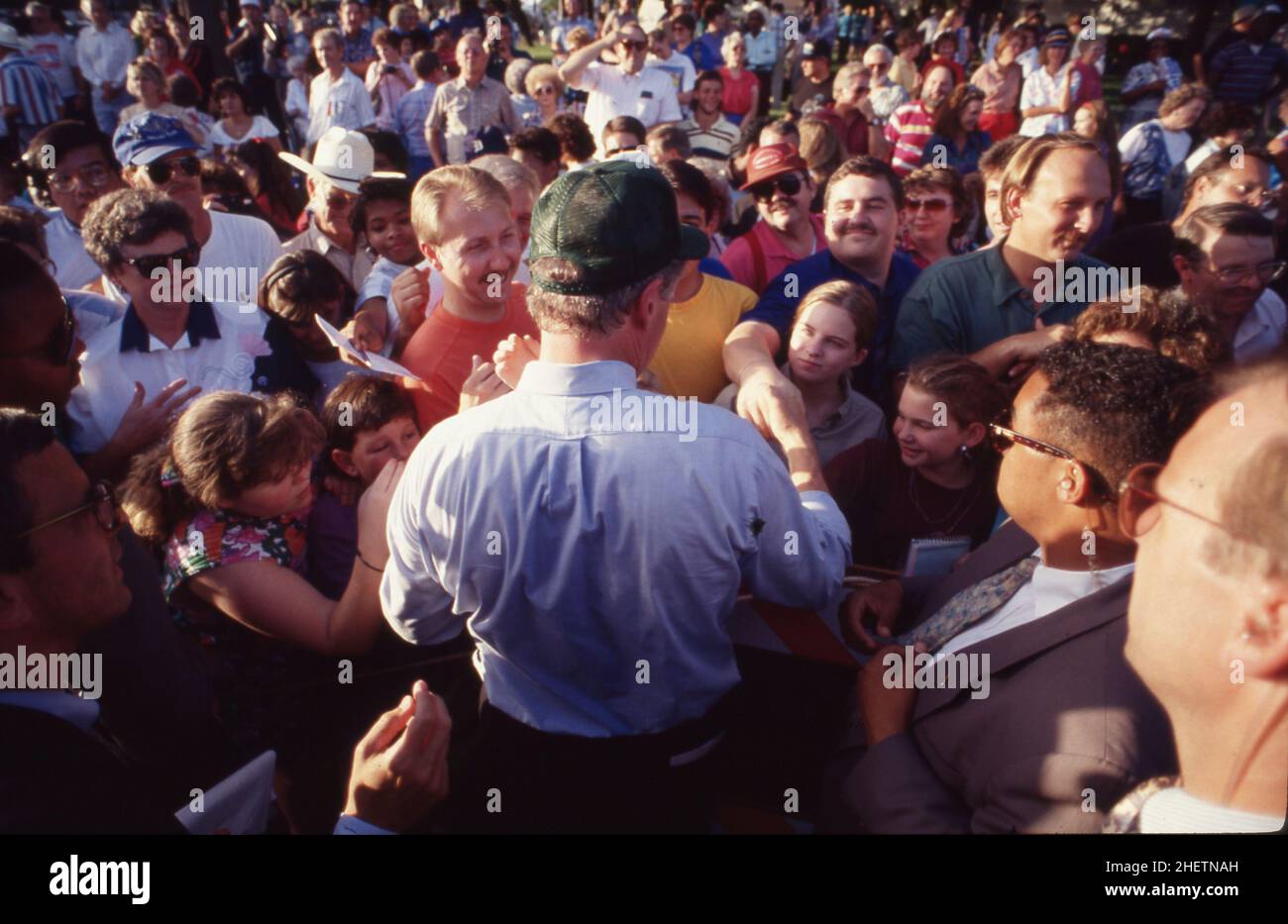 1992 election usa crowd hi-res stock photography and images - Alamy