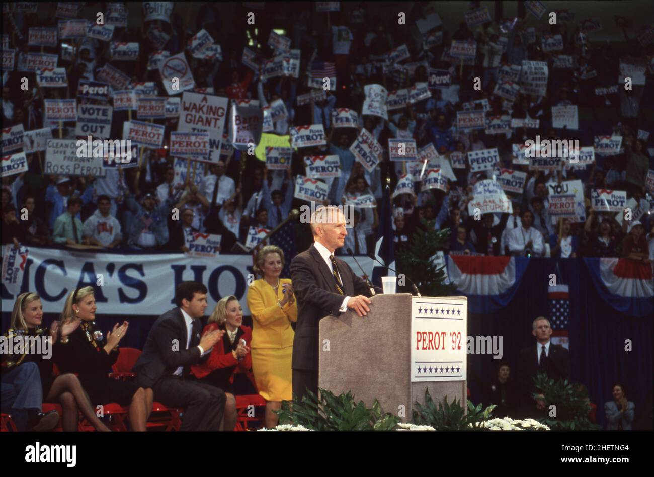 Presidential election 1992 hi-res stock photography and images - Alamy