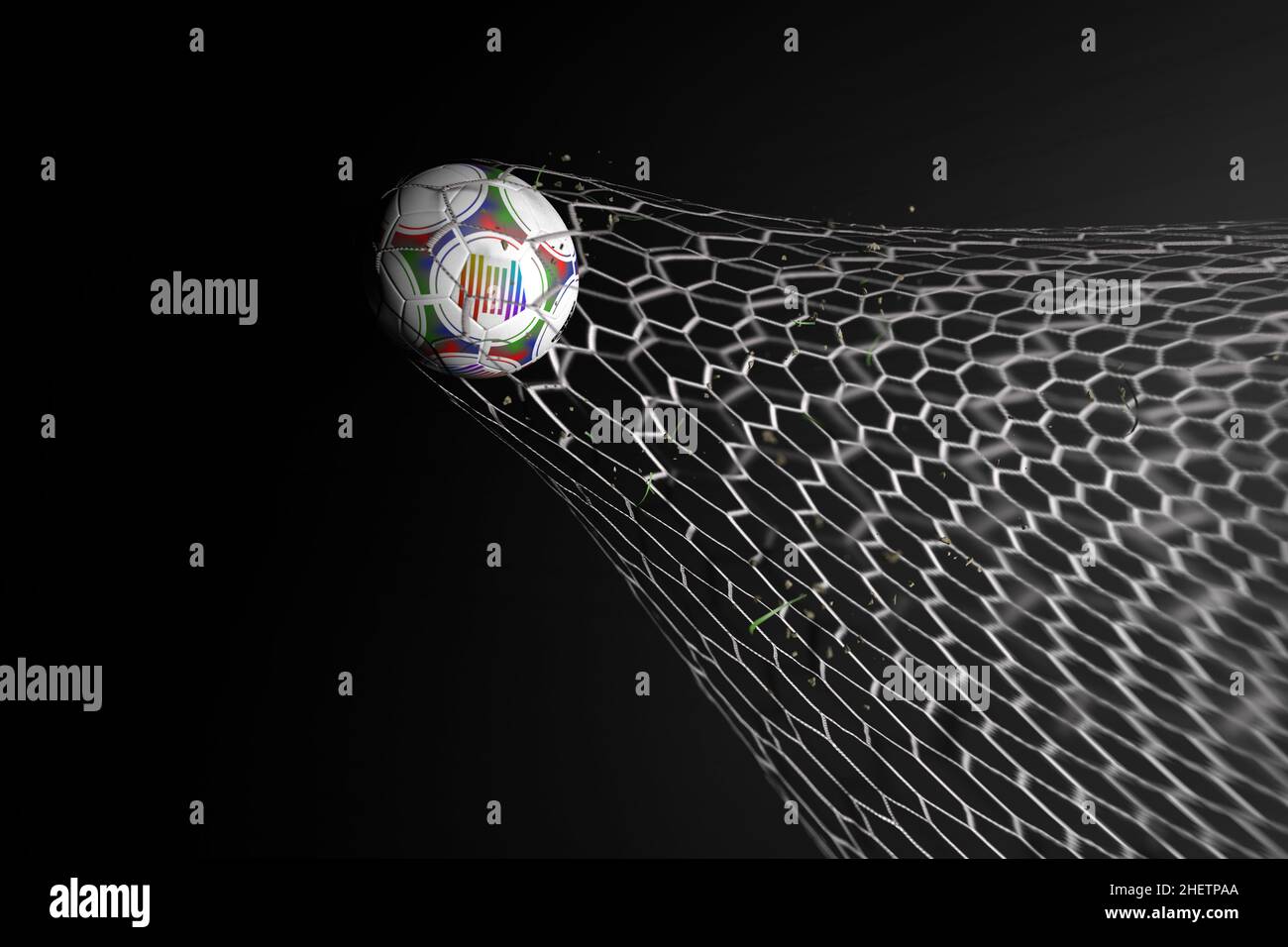 Soccer net side view hi-res stock photography and images - Alamy