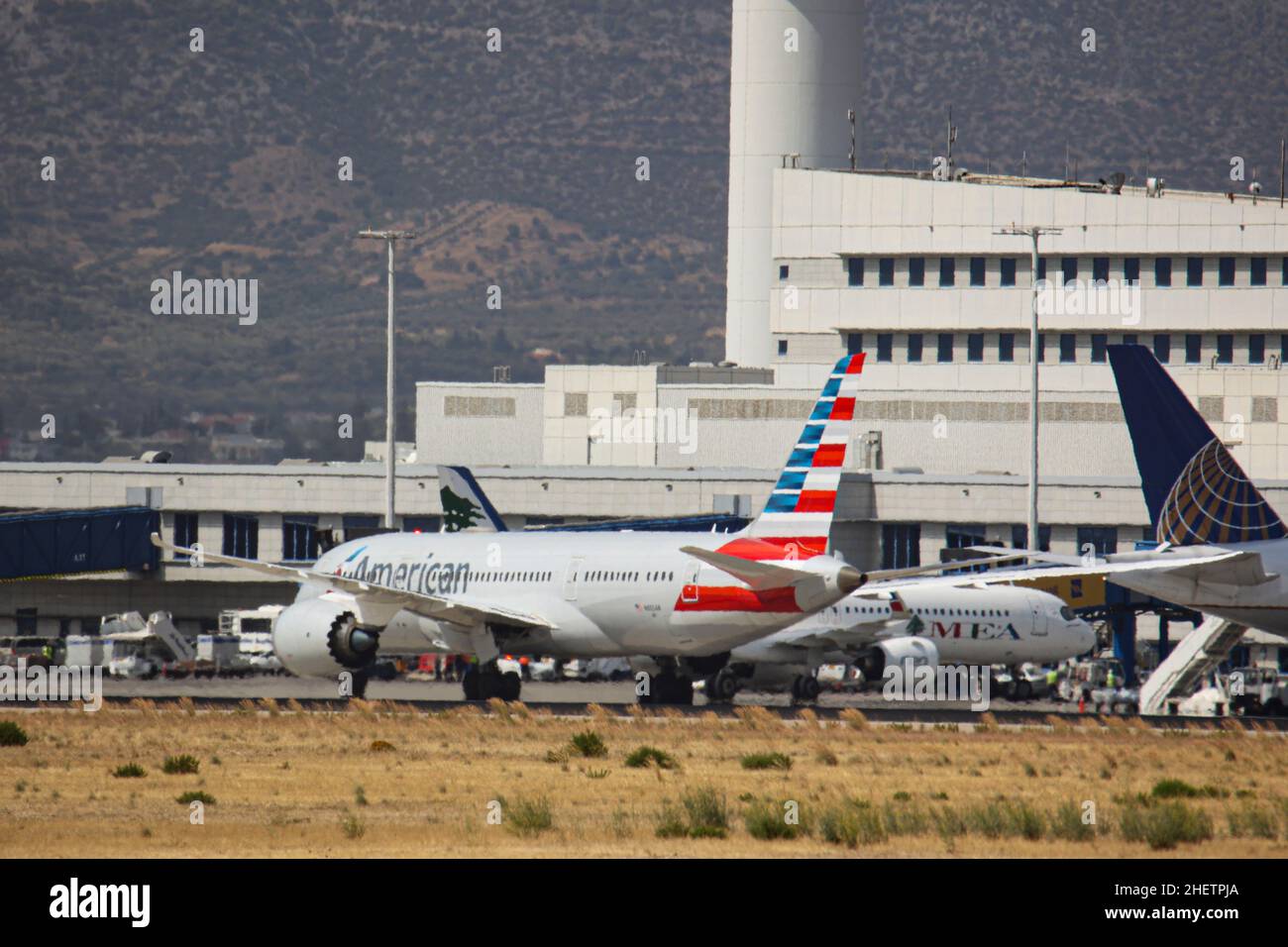Athens, Greece. 7th Nov, 2021. American Airlines Boeing 787 Dreamliner ...