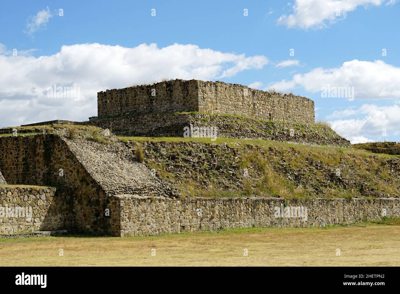 Monte Albán, zapotec ruins, pre-Columbian archaeological site, State of ...