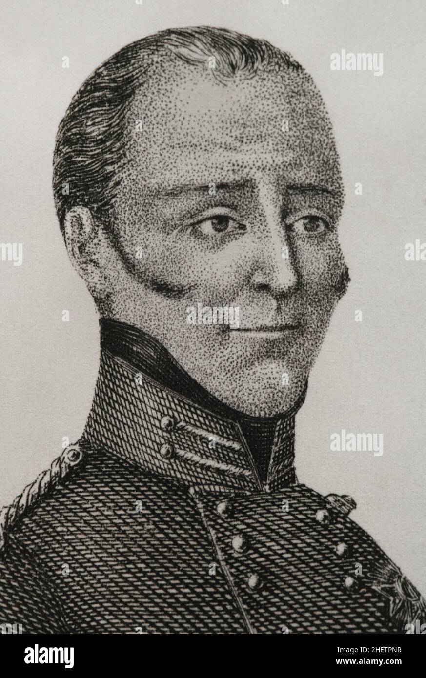 Ramón de Meer y Kindelán (1787-1869). 1st Baron de Meer and 1st Count ...