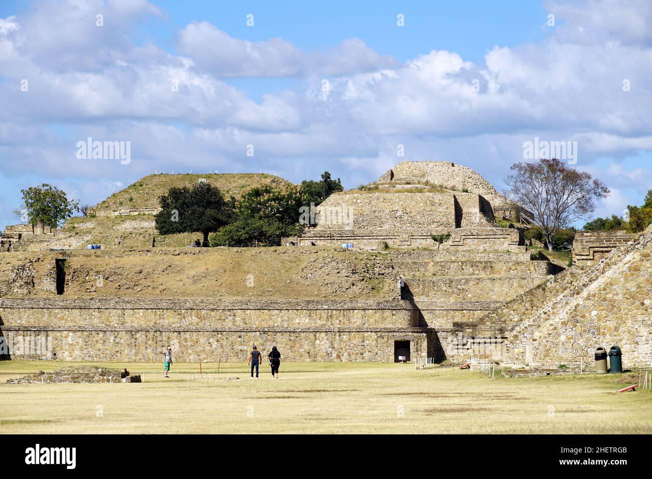 Monte Albán, zapotec ruins, pre-Columbian archaeological site, State of ...