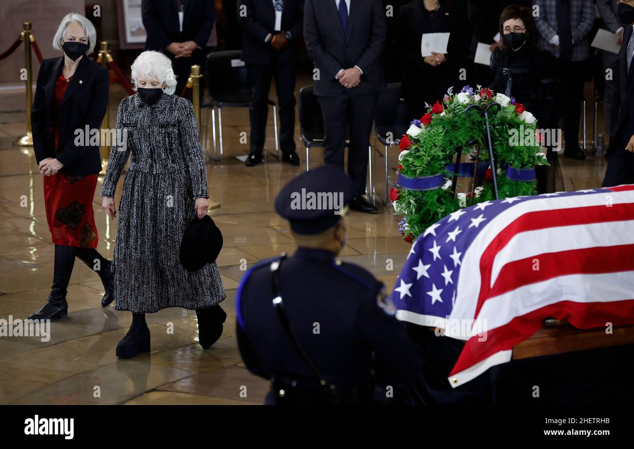 Washington, DC, USA. 12th Jan, 2022. Landra Reid, widow of former Sen ...