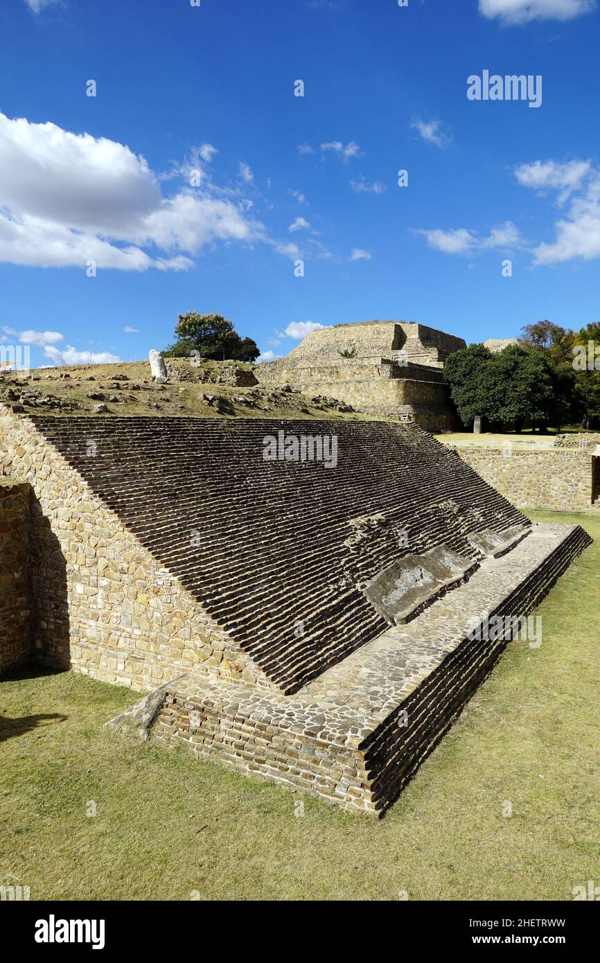 Monte Albán, zapotec ruins, pre-Columbian archaeological site, State of ...