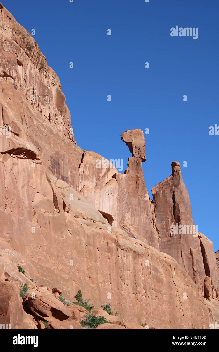 natural rock bridge in Bridges national park, USA Stock Photo - Alamy