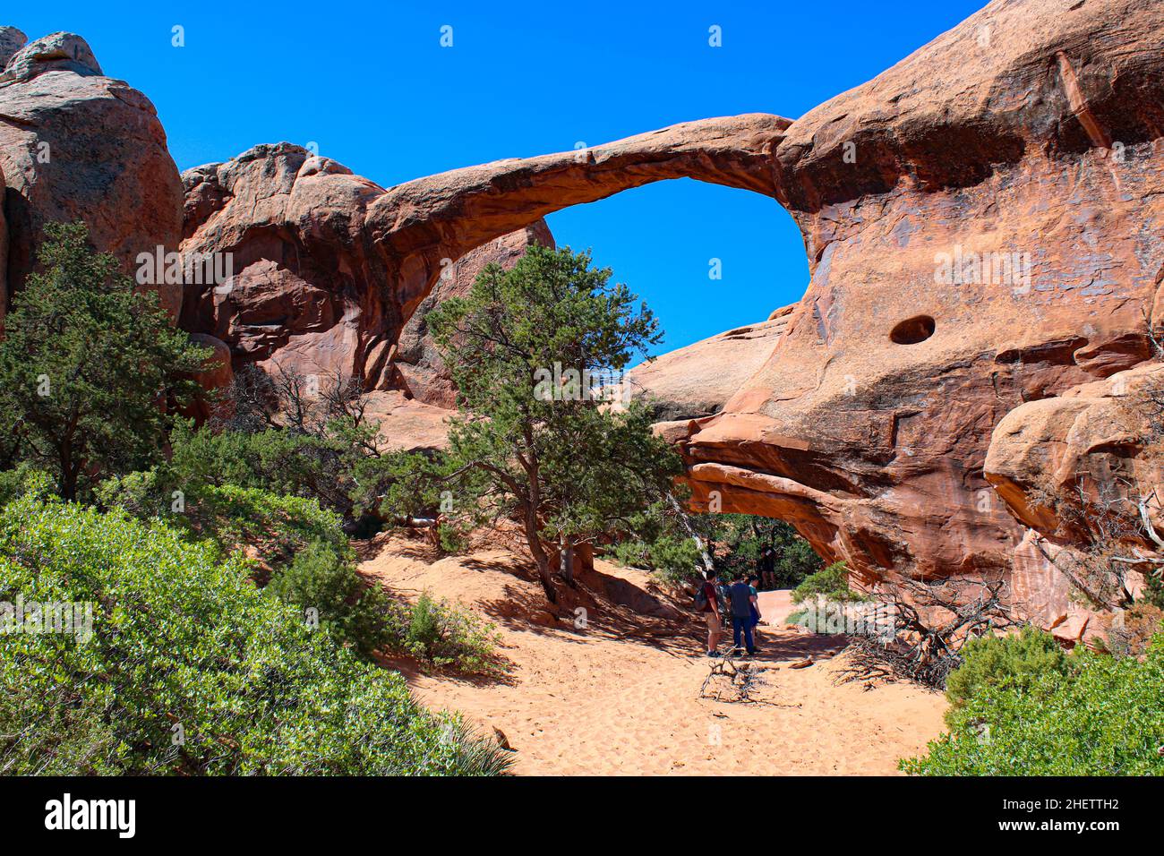 natural rock bridge in Bridges national park, USA Stock Photo - Alamy