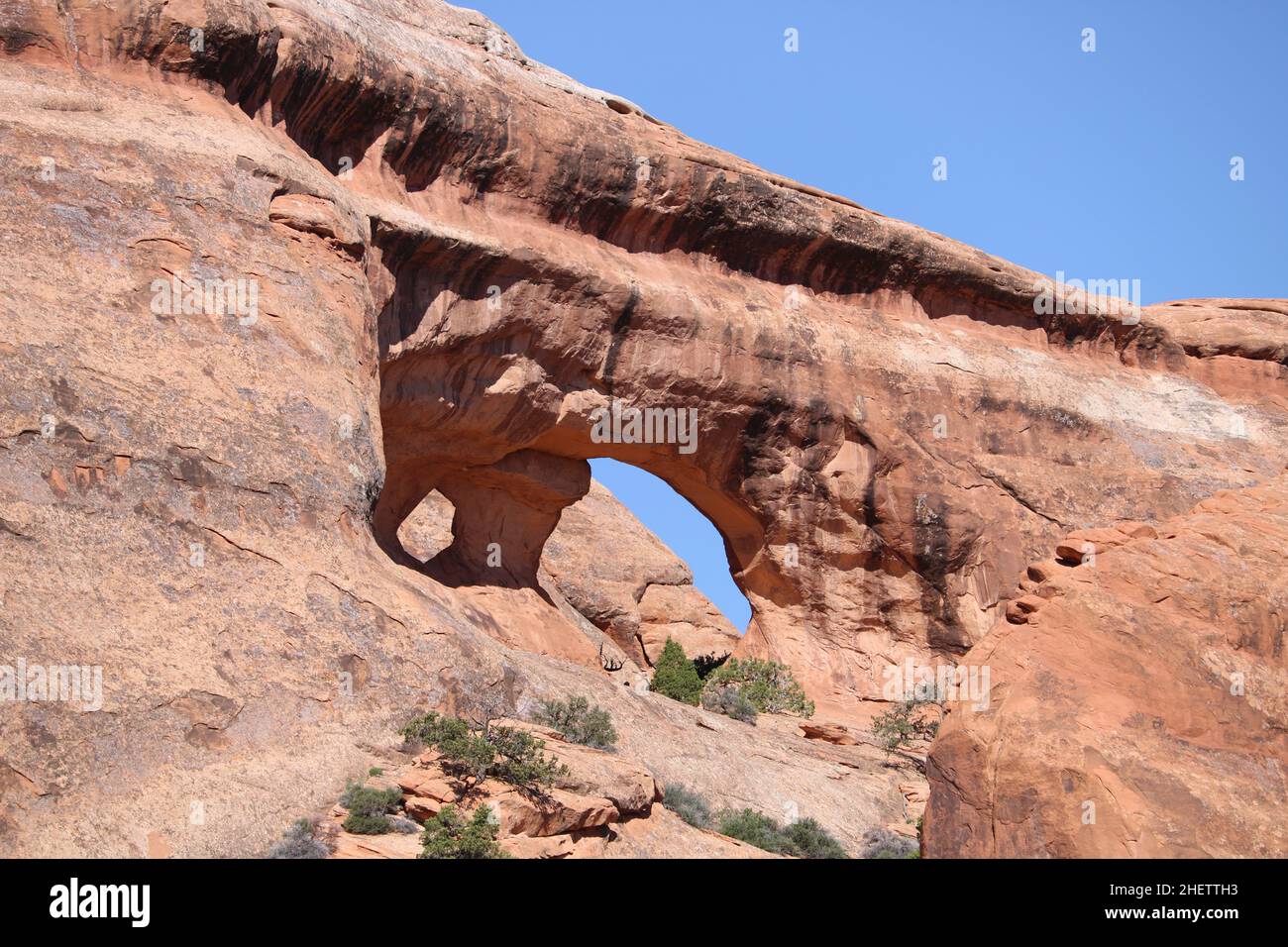 natural rock bridge in Bridges national park, USA Stock Photo - Alamy