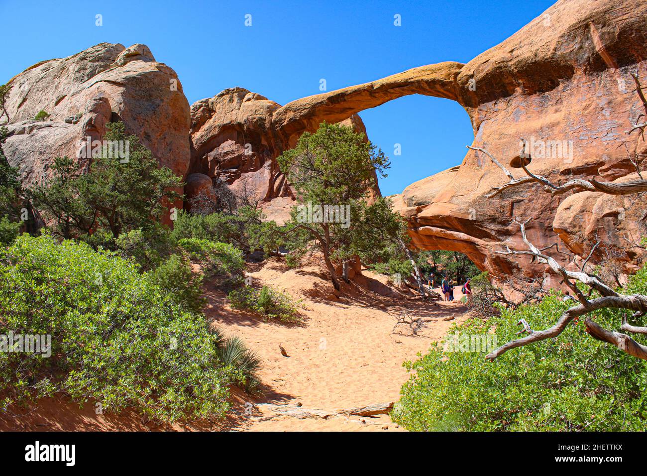 natural rock bridge in Bridges national park, USA Stock Photo - Alamy