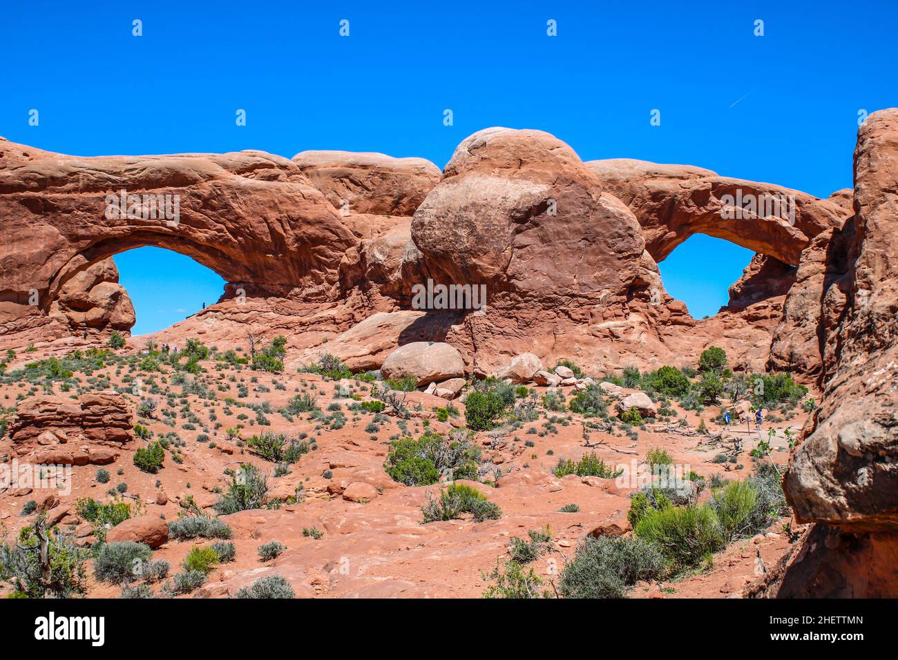 natural rock bridge in Bridges national park, USA Stock Photo - Alamy