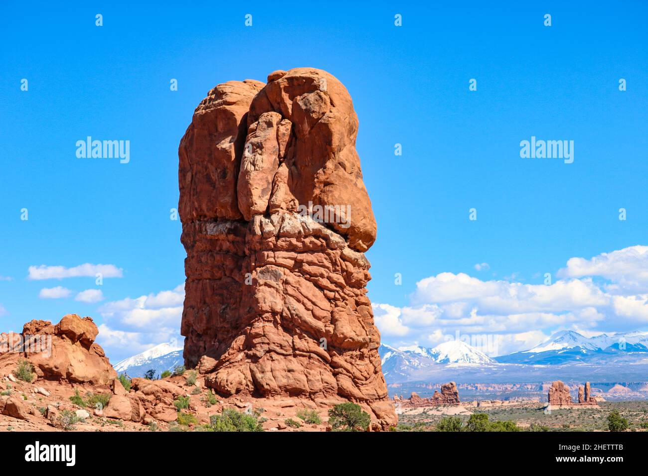 natural rock bridge in Bridges national park, USA Stock Photo - Alamy