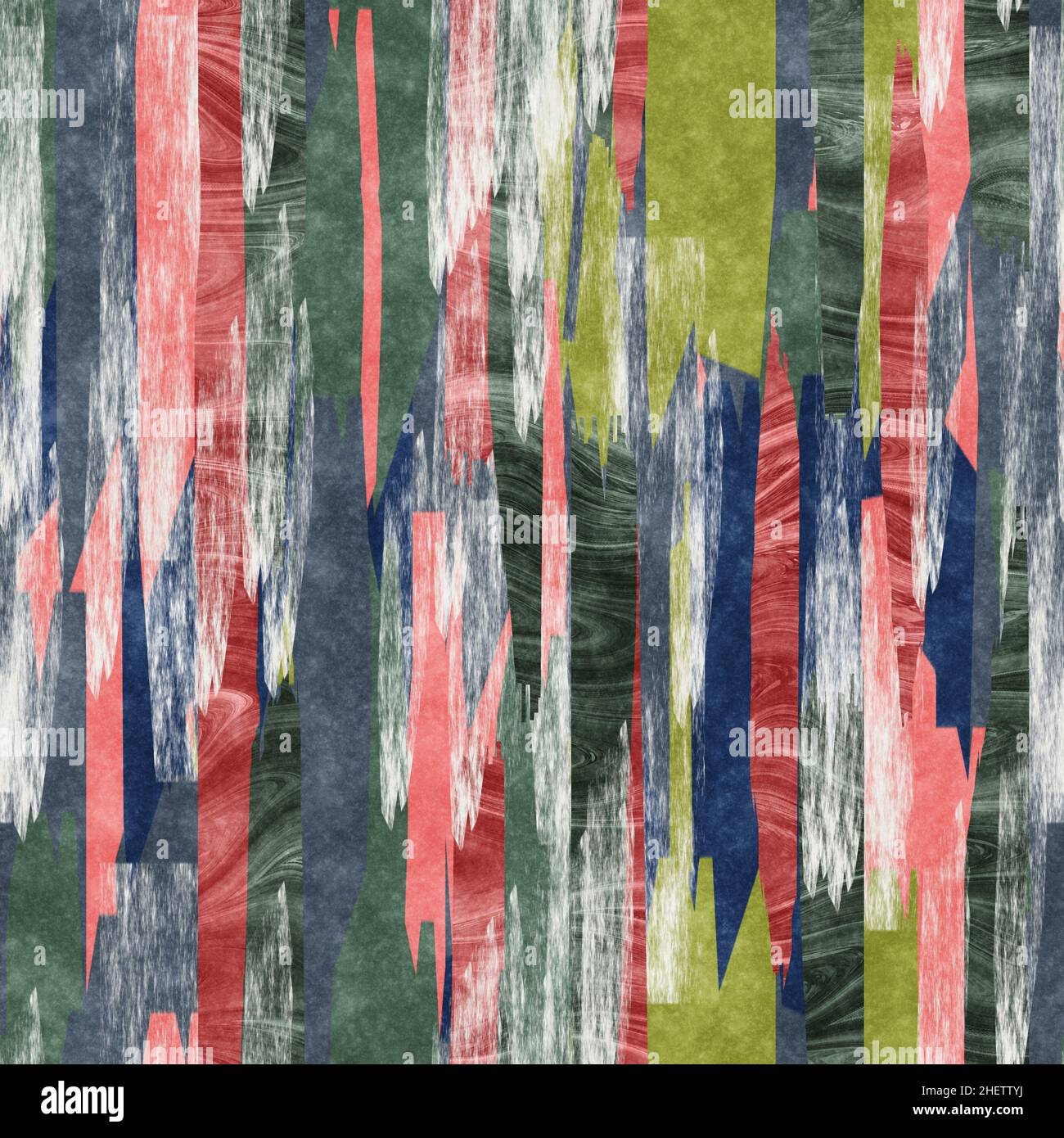 Seamless paper strip collage surface pattern design for print. High ...