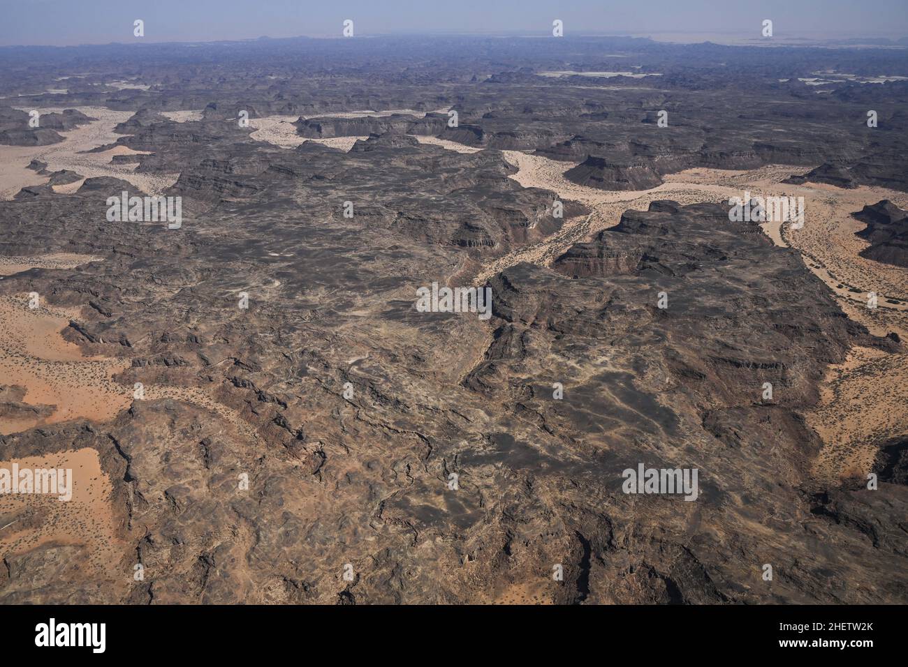 Bisha, Saudi Arabia, January 12th 2022, Landscape during the Stage 10 ...