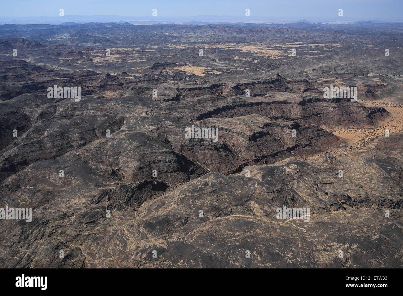 Bisha, Saudi Arabia, January 12th 2022, Landscape during the Stage 10 ...