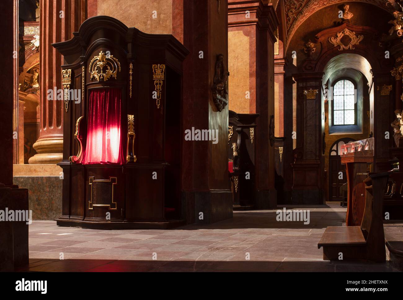 Catholic Priest Confession High Resolution Stock Photography and Images ...