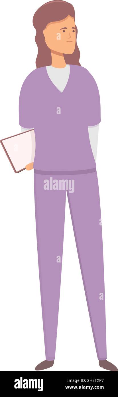 Nurse assistant icon cartoon vector. Doctor care. Patient medicine ...