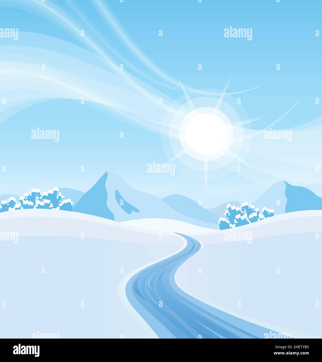 Frost creek Stock Vector Images - Alamy