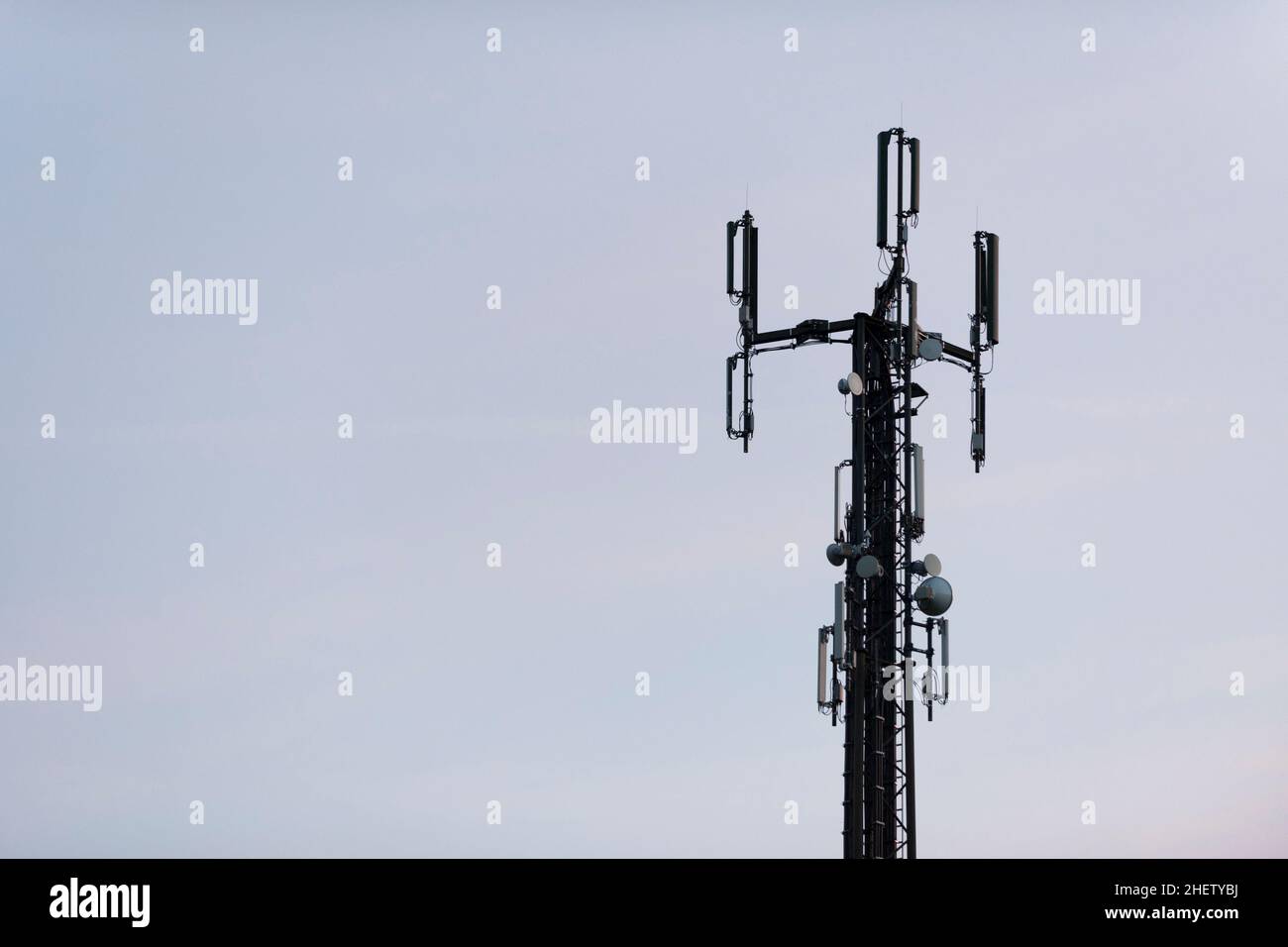 cell phone tower for highspeed internet transmission Stock Photo - Alamy