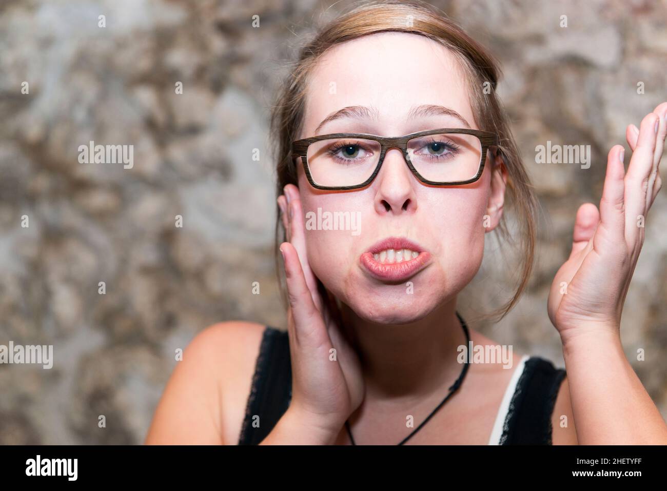 Jutting jaw hi-res stock photography and images - Alamy