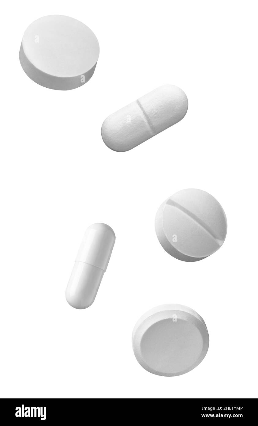 white pill medical drug medication Stock Photo - Alamy