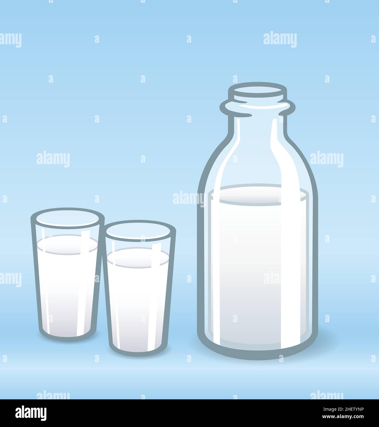 2 litre milk Stock Vector Images - Alamy