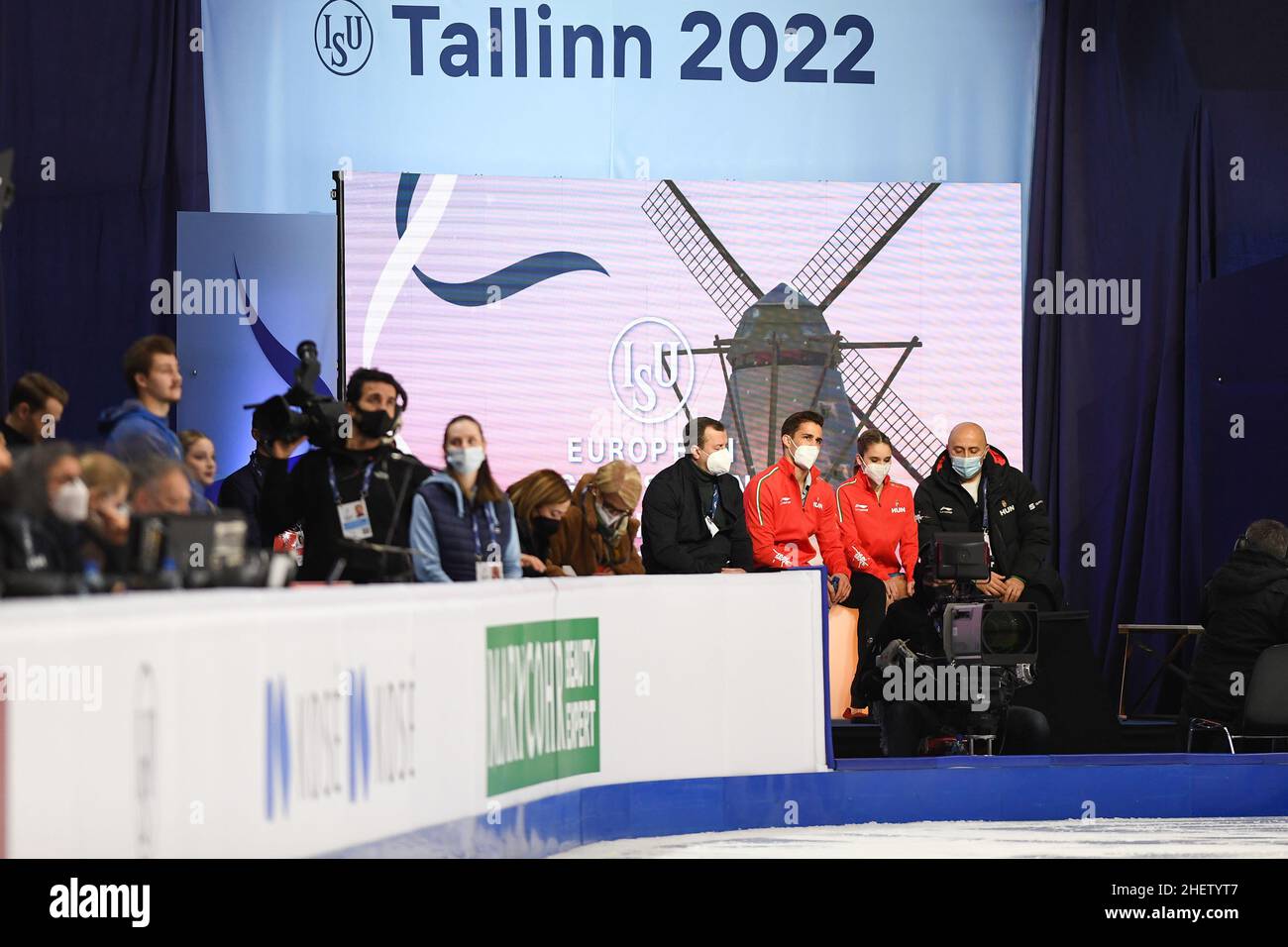 Tallinn, Estonia. January 12, 2022, Maria PAVLOVA & Balazs NAGY (HUN ...