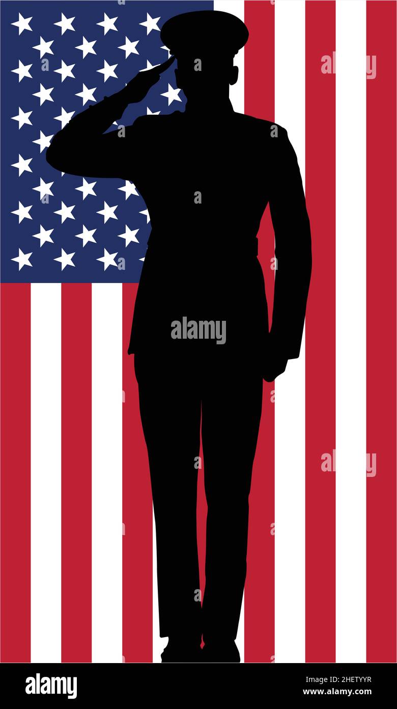 military police army marine navy air force soldier salute silhouette in ...