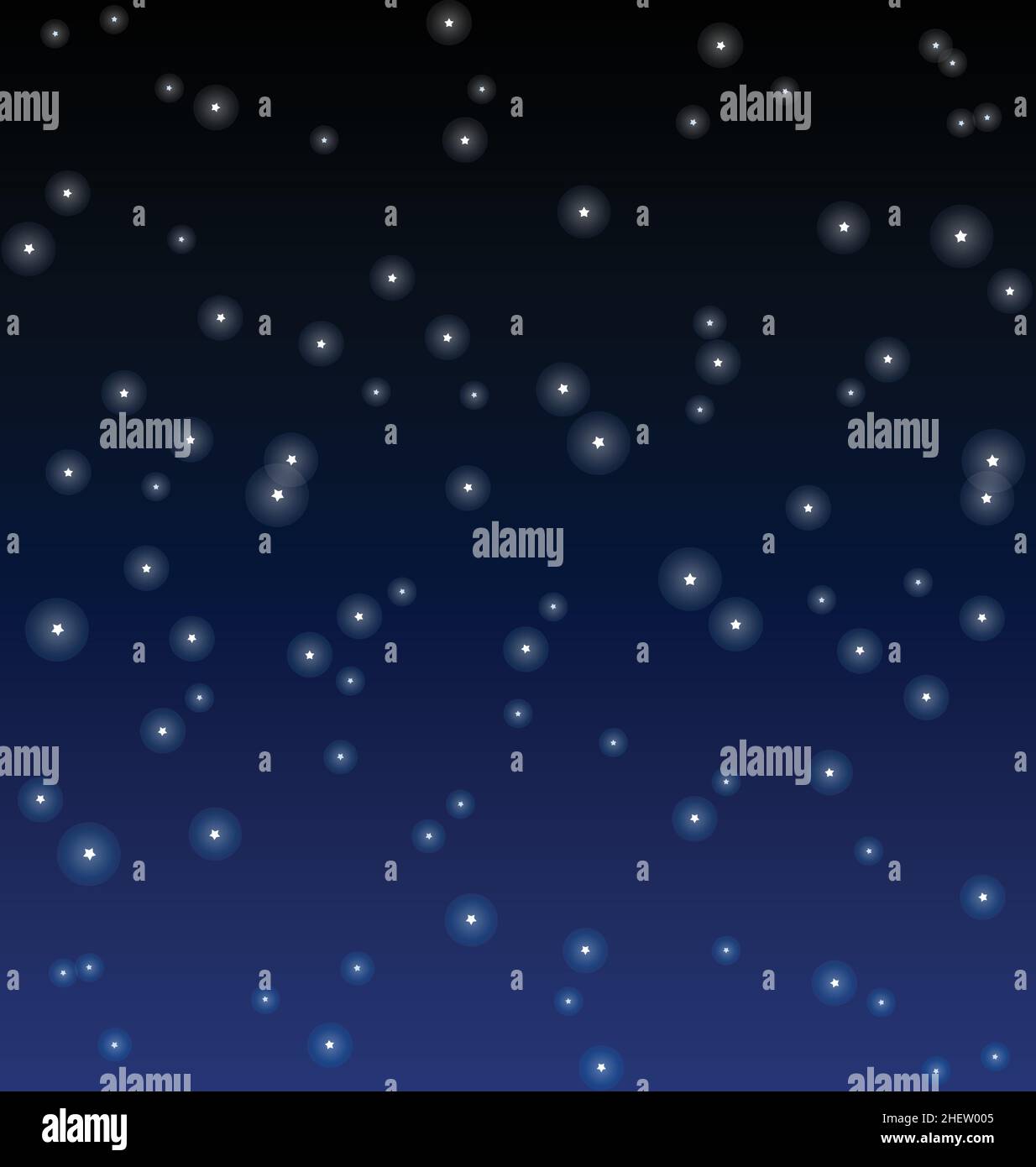 simple starry night vector illustration background Stock Vector Image ...