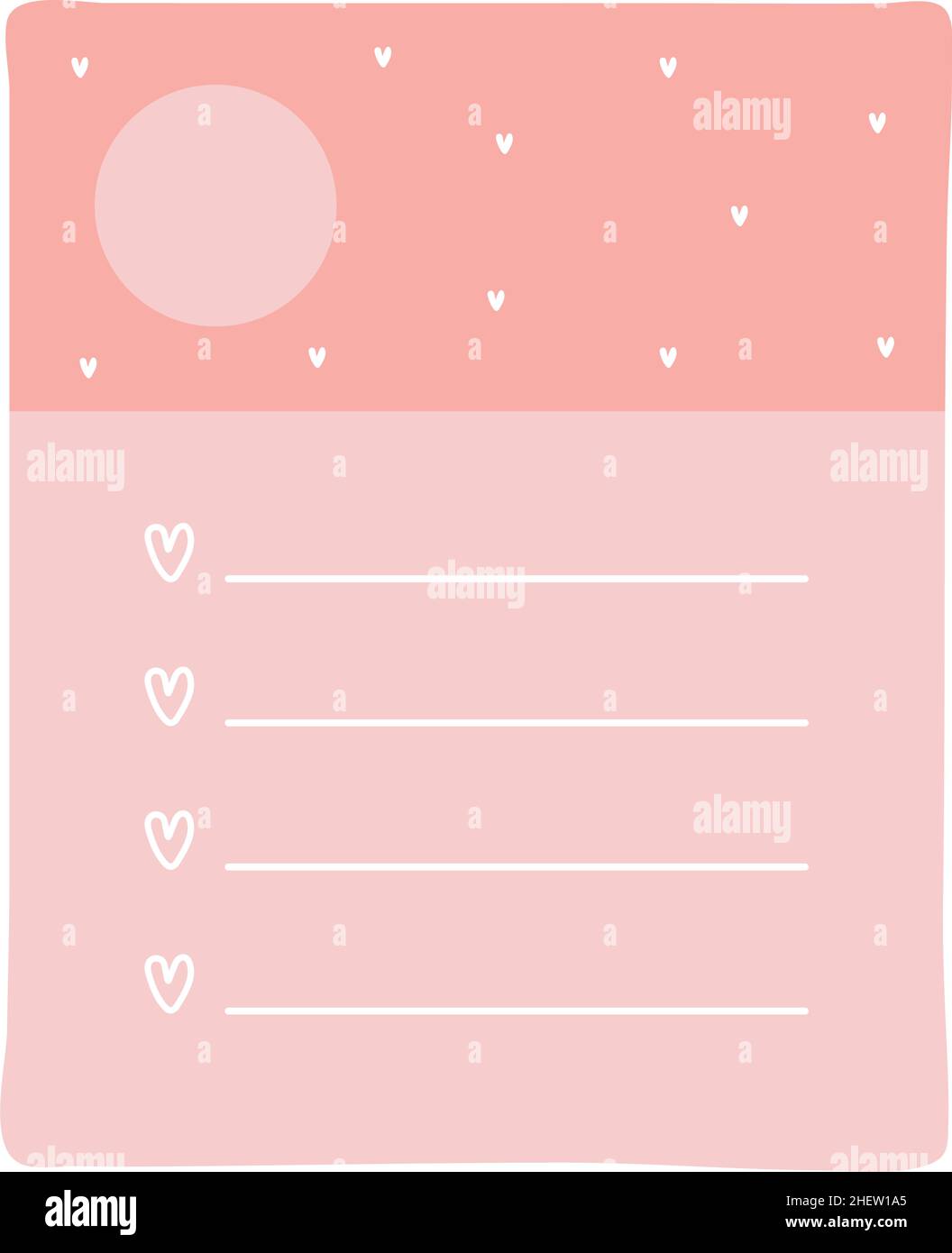 pink daily planner design Stock Vector Image & Art - Alamy