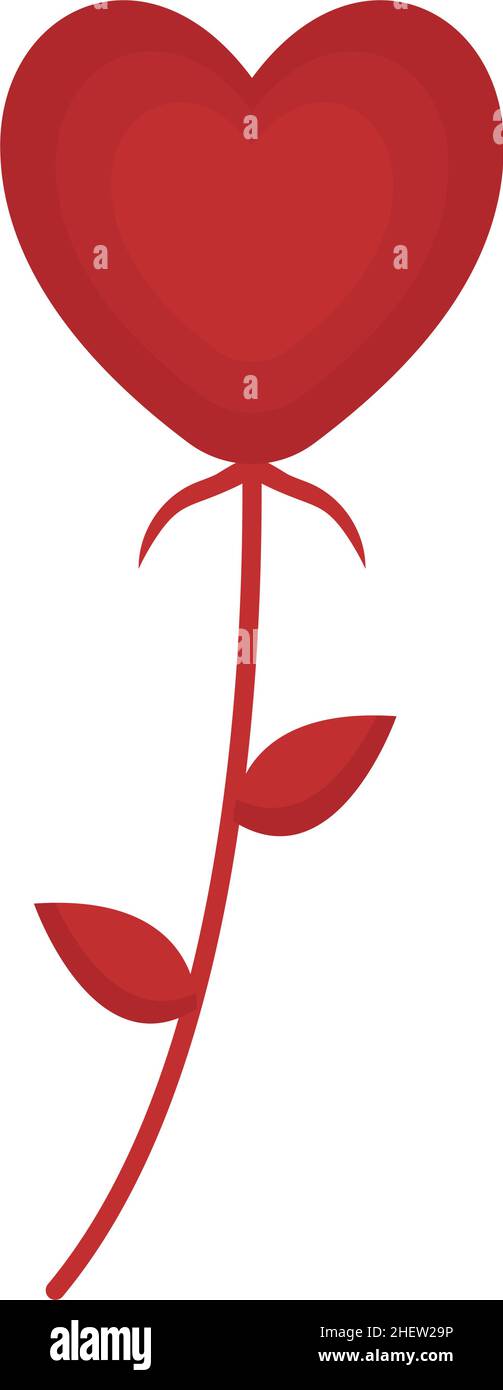 heart flower design Stock Vector Image & Art - Alamy