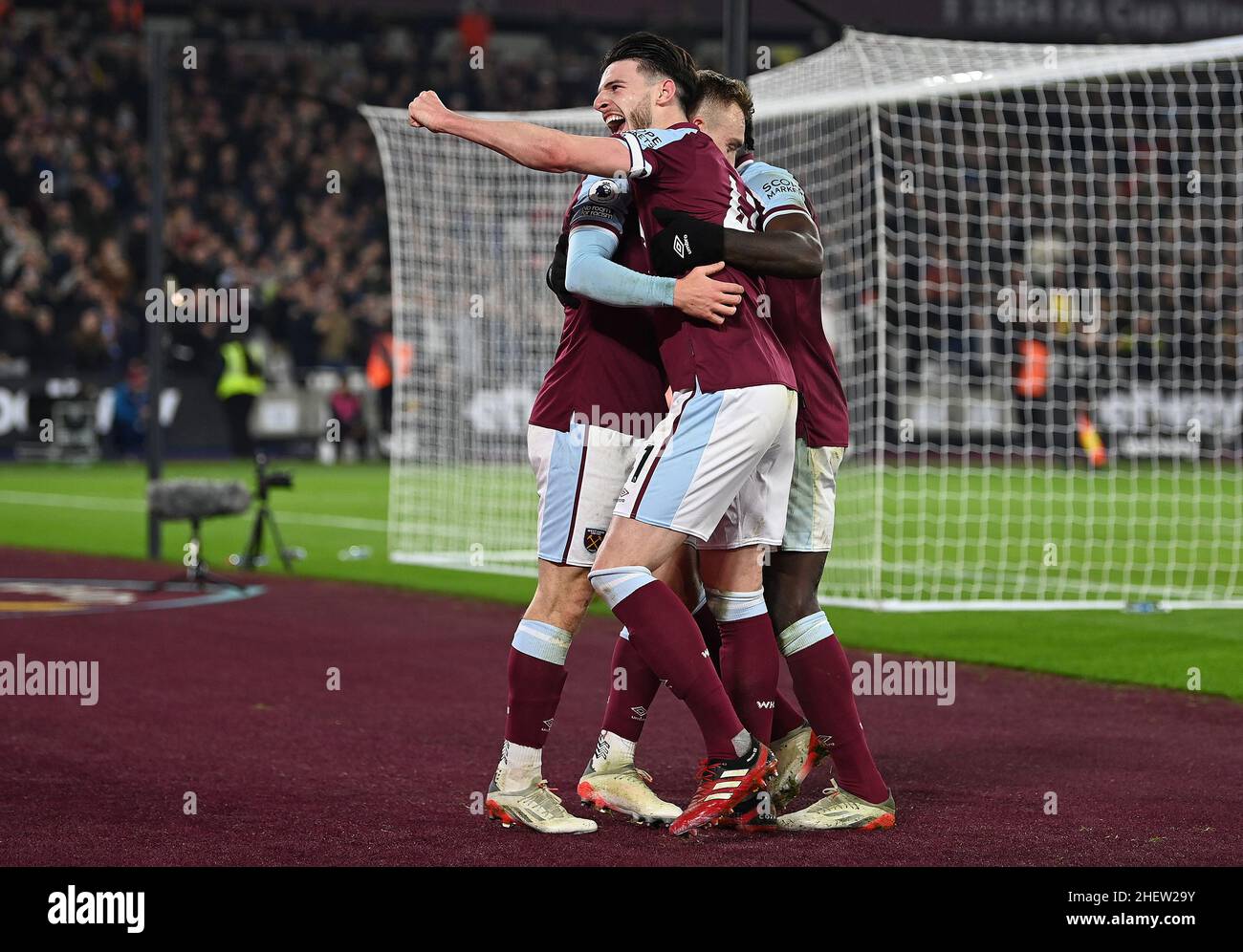 Declan rice celebrates west ham 2022 hi-res stock photography and ...