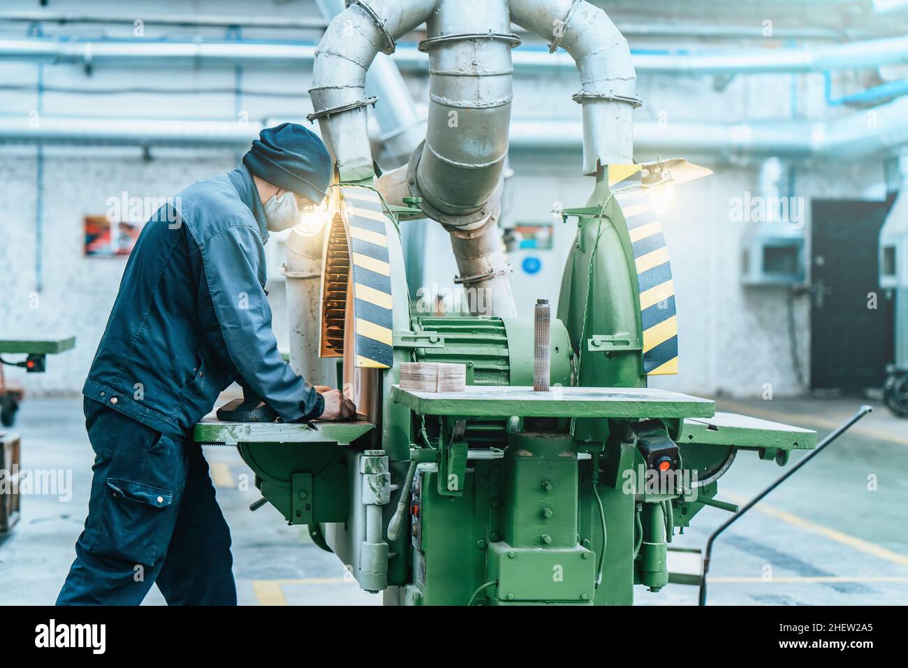 Wood furniture factory machine hi-res stock photography and images - Alamy