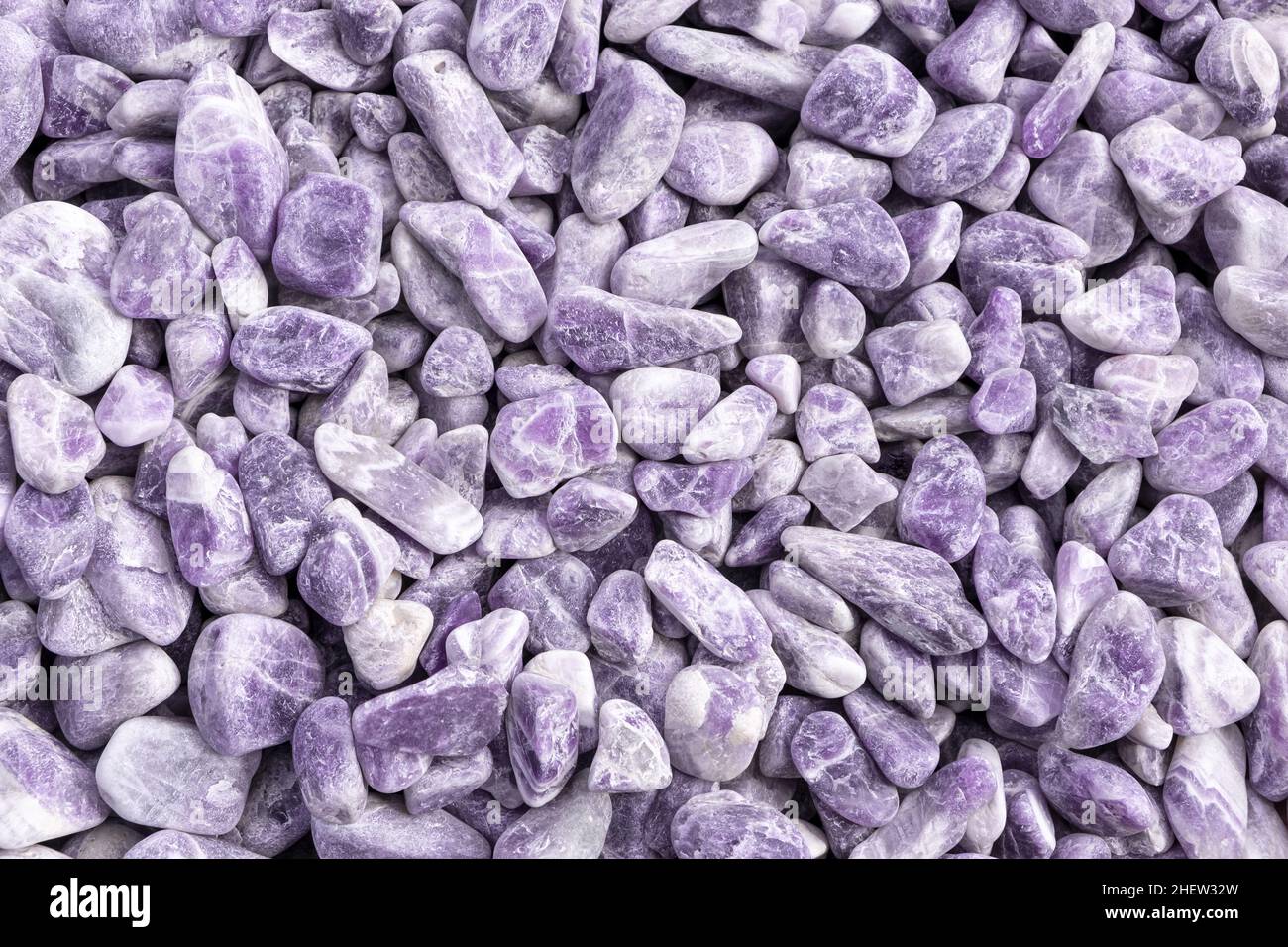 Texture of Light Violet lavender natural small mineral rock stones ...