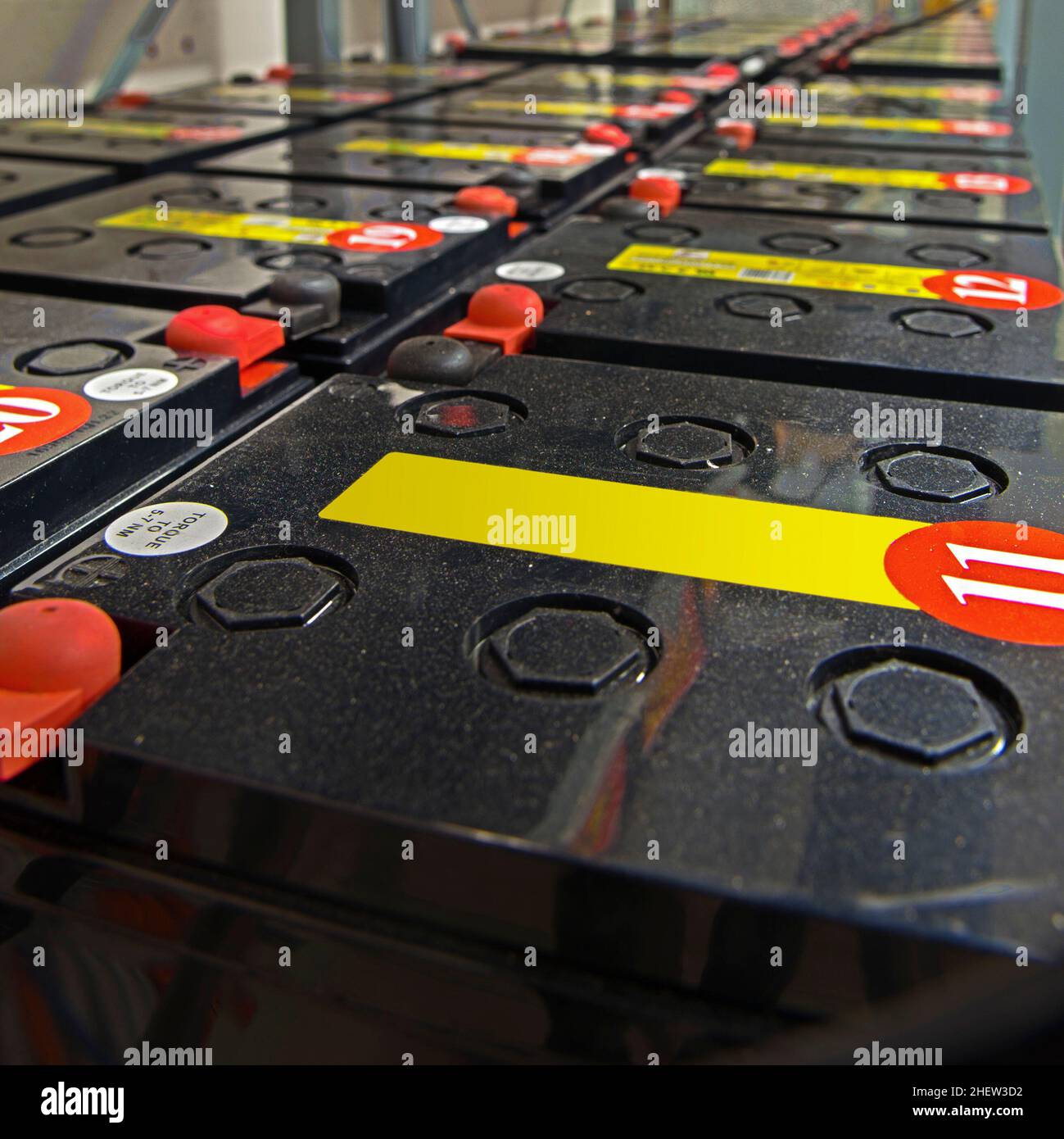 emergency battery for power backup stacked for a UPS (uninterrupted ...